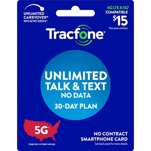 Tracfone Unlimited Talk/text Plan With (email Delivery) : Target