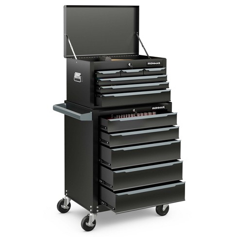 Costway Rolling Steel Tool Chest 5-drawer Tool Storage Cabinet With ...