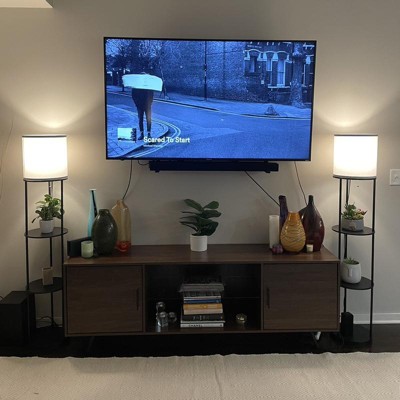 Shelf Floor Lamp Black - Room Essentials™ : Target
