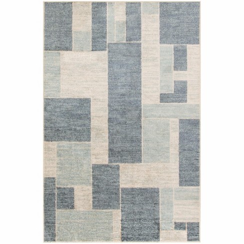 Nourison Astra Machine Washable Contemporary Color Block Indoor Rug ...
