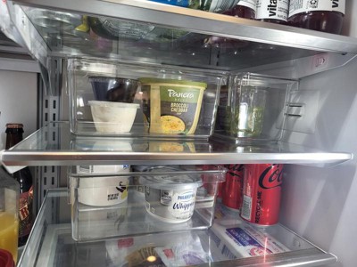 4pc Fridge & Pantry Bin Storage Set Clear - Brightroom™ : Target