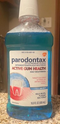 Parodontax Active Gum Health Mint Rinse Mouthwash - 16.9 Fl Oz/3ct : Target