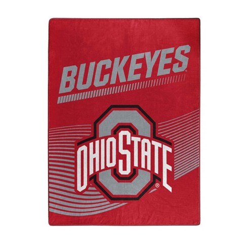 Ncaa Ohio State Buckeyes 60" X 80" Raschel Throw Blanket : Target