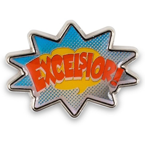 Nerd Block Stan Lee Excelsior Enamel Collector Pin : Target