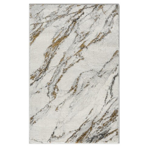 Luxe Weavers Marble Abstract Ivory 2x3 Area Rug : Target