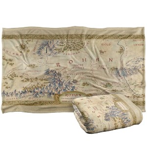 Lord Of The Rings War Of The Rohirrim Map Silky Touch Super Soft Throw ...