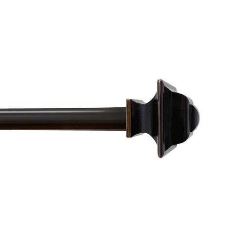 Lumi Home Furnishings 48"-84" Square Curtain Rod - Oil Rubbed Bronze ...
