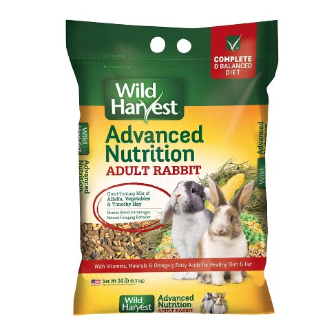 Wild Harvest Advanced Nutrition Vegetable And Alfalfa Hay Flavor Rabbit ...