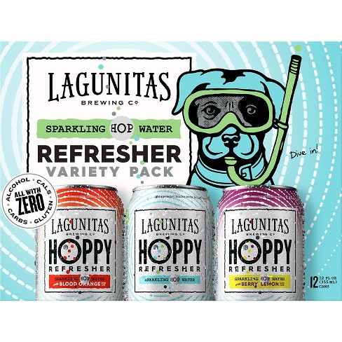 Lagunitas Hoppy Refresher Variety Non-alcoholic - 12pk/12 Fl Oz Cans ...