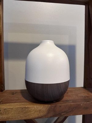 White Top And Woodgrain Base 300ml Large Diffuser - Threshold ...