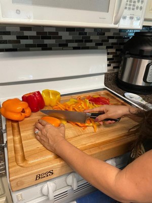 John Boos Boos Block Handle Board Series Large Reversible Wood Cutting ...