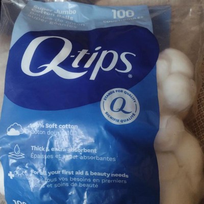 Q-tips Cotton Balls Super - Jumbo - 100ct : Target