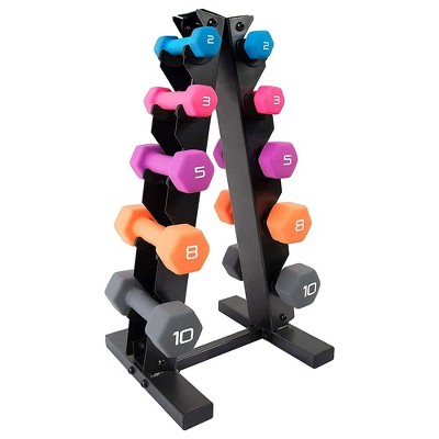 Holahatha 2, 3, 5, 8, And 10 Pound Neoprene Dumbbell Free Hand Weight ...