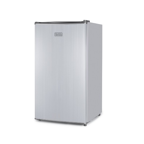 Black+decker Compact Refrigerator 3.2 Cu. Ft. With True Freezer, Silver ...