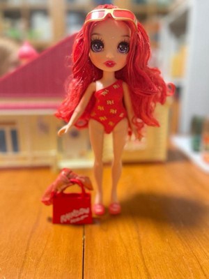 Rainbow High Swim & Style Ruby Red 11'' Doll With Shimmery Wrap To ...