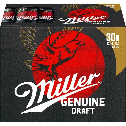Miller Genuine Draft Beer - 30pk/12 Fl Oz Cans : Target