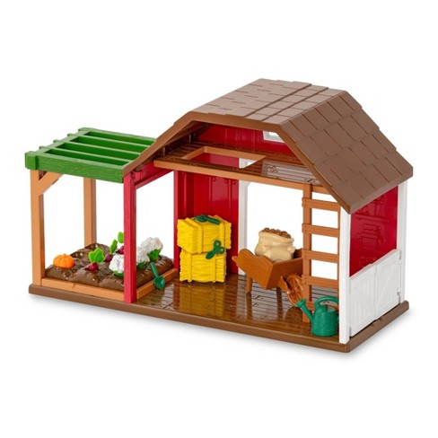 Li'l Woodzeez Playset For Figurines Happy Harvest Farms : Target