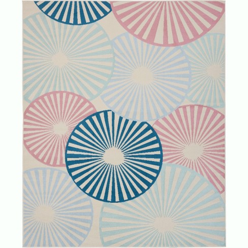 Nourison Grafix 7'10"x9'10" (8' X 10') Ivory/multi Area Rug ...