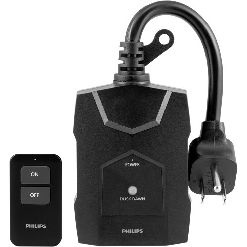 Philips 2 Outlet Phillips Outdoor On/off Remote Lighting Control : Target