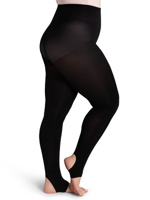 Capezio Black Women's Convertible Body Tight, 3x/4x : Target