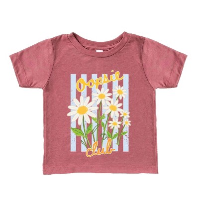 - Toddler Short Sleeve Graphic T-Shirt - Oopsie Daisy Club Stripes : Target