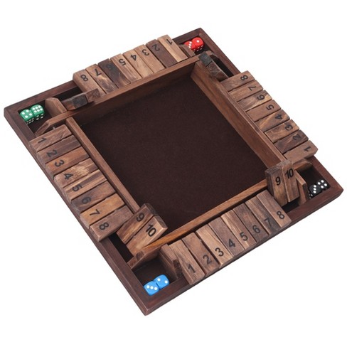 4-player Shut The Box - 10 Numbers - Brown : Target