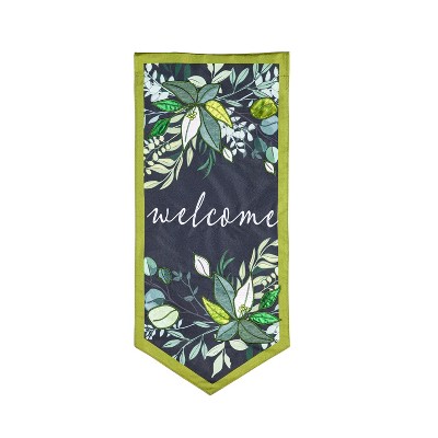 Evergreen Garden Flag Botanical Welcome Estate Double Sided Indoor ...