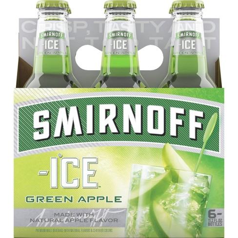 Smirnoff Ice Green Apple - 6pk/11.2 Fl Oz Bottles : Target
