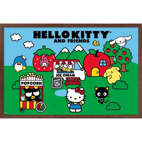 Trends International Hello Kitty And Friends: 21 Core - Field Framed ...