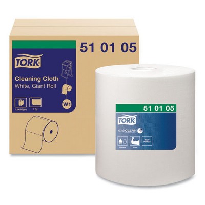 Tork Cleaning Cloth, 12.6 X 13.3, White, 1,100 Wipes/roll : Target