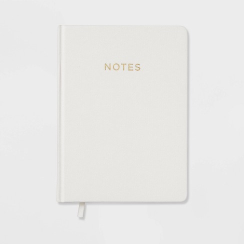 240 Sheet College Ruled Journal 7.75"x5.5" Cream Linen - Threshold ...