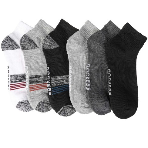 Dockers Men's Socks & Hosiery - 6-pack Athletic Quarter Sports And ...