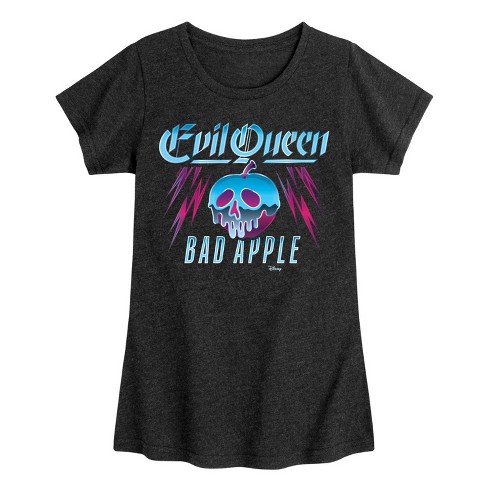 Disney Villains Evil Queen Bad Apple Fitted Short Sleeve Graphic T ...
