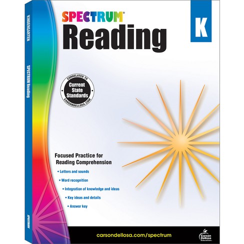 Spectrum Reading Workbook, Grade K - (paperback) : Target