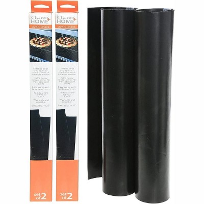 Kitchen + Home Oven Liners - Set Of 4 Nonstick Reusable Oven Mat For ...