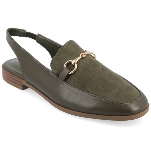 Journee Collection Women's Tru Comfort Foam™ Lainey Flats Olive 5.5 ...