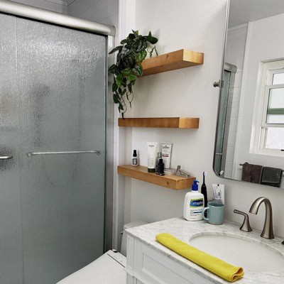 24" Floating Wood Shelf - Threshold™ : Target