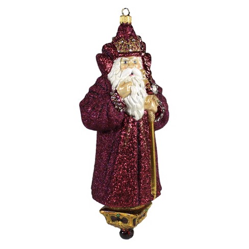 Ludell 10.0 Inch Deck The Halls Ornament Christmas Couture Santa Tree ...