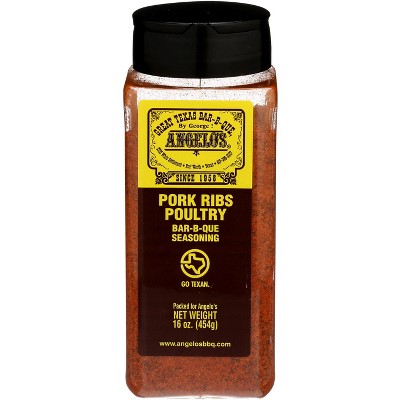 Angelos Seasoning Pork And Poultry - Pack Of 6 - 16 Oz : Target