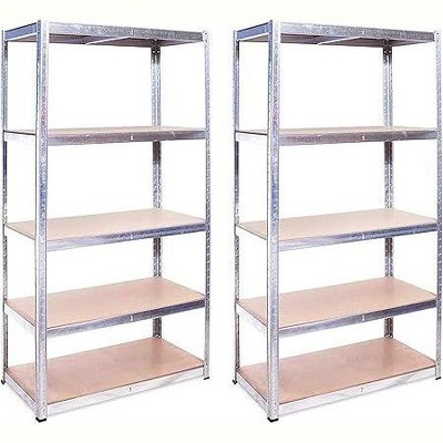 G-rack 5 Tier Garage Shelving Unit,silver : Target