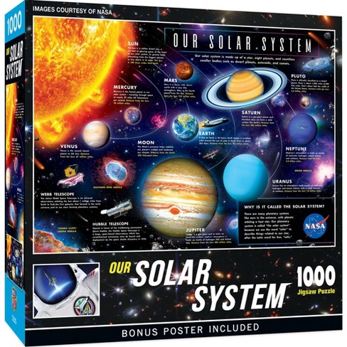 Masterpieces 1000 Piece Jigsaw Puzzle - Nasa Solar System - 18"x24 ...