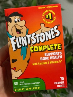 Flintstones Chewable Kids With Iron, Calcium, Vitamin C & Vitamin D ...
