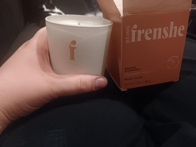 Being Frenshe Coconut & Soy Wax Reset Candle with Essential Oils - Cashmere Vanilla - 7oz : Target