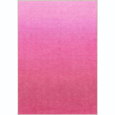 Well Woven Apollo Washable 5'3" X 7'3" Area Rug - Hot Pink Modern Ombre ...