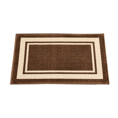 World Rug Gallery Contemporary Geometric Stripe Non-slip (non-skid ...