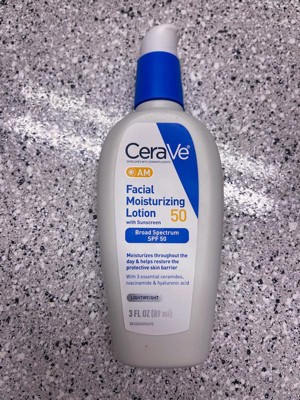 Cerave Facial Moisturizing Lotion Am Spf50 - 3 Fl Oz : Target