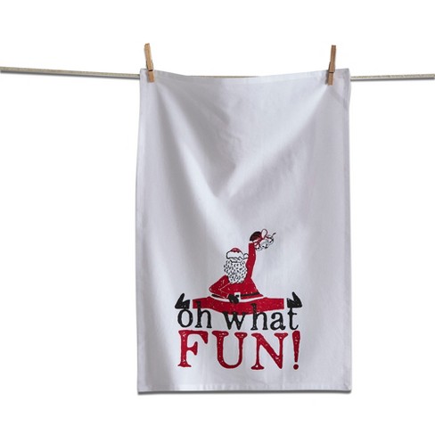 Tagltd Oh What Fun Stand Fs Dishtowel : Target