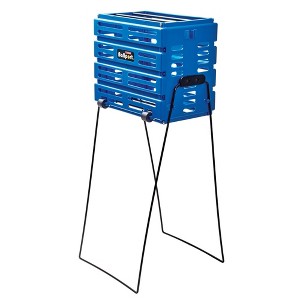 Tourna Ballport Deluxe Tennis Ball Hopper with Wheels (Blue) : Target