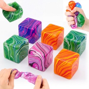 Link Swirl Nice Cube -Sensory Squeeze Toy with Super Solid Squish 4pk ...