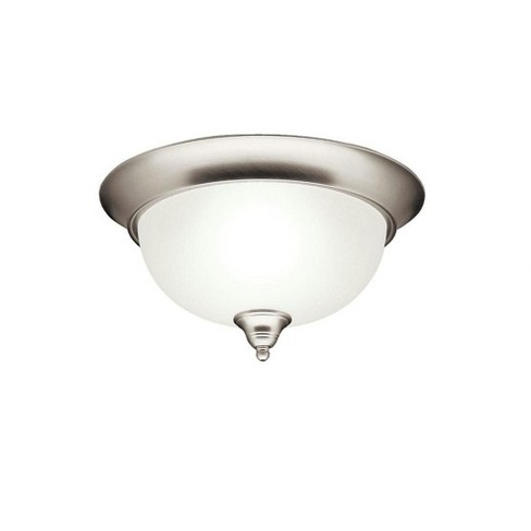 Kichler Lighting Dover 2 - Light Flush Mount In Brushed Nickel : Target
